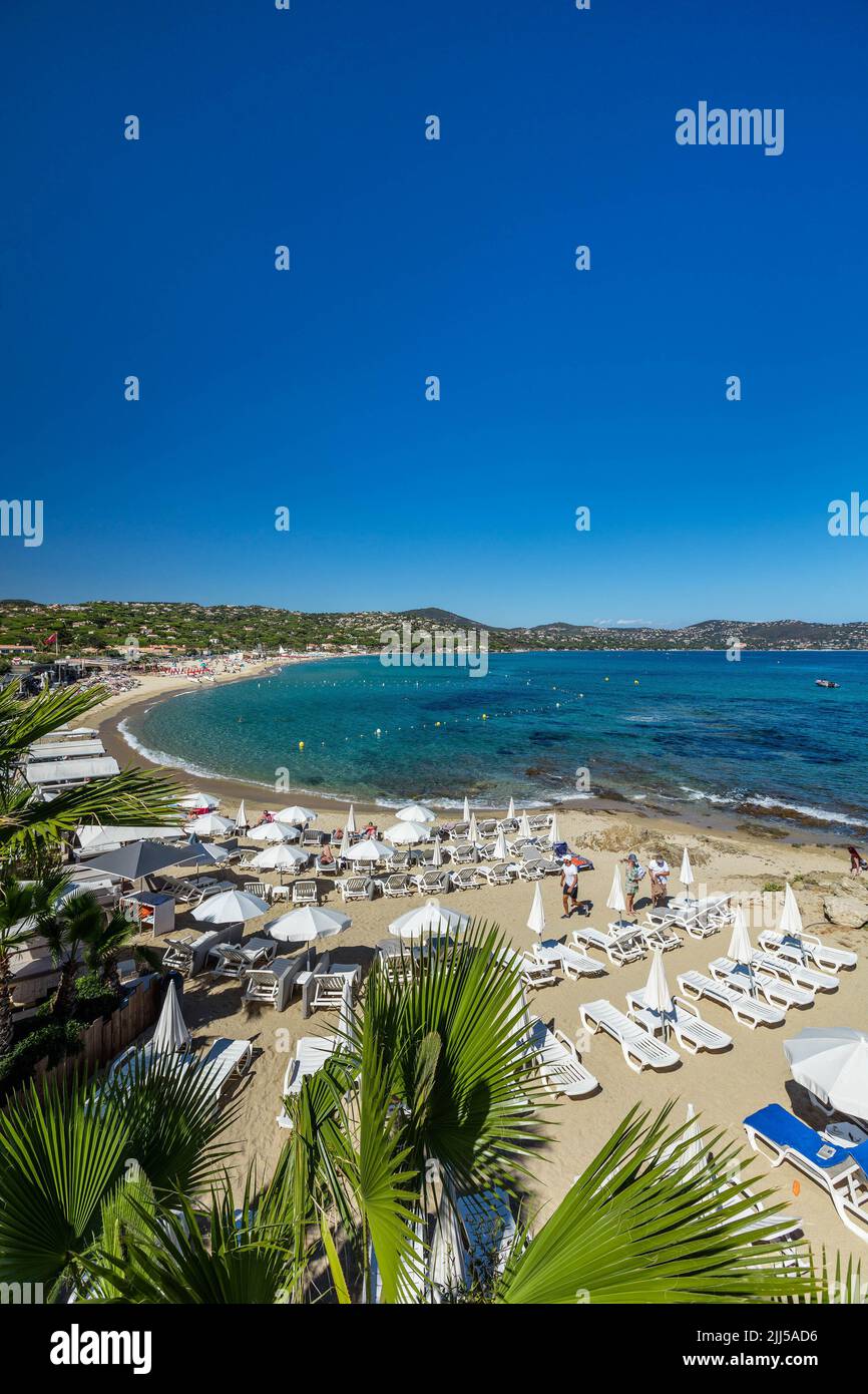 France, Var (83) French Riviera. Sainte-Maxime. Aerial view of Nartelle ...
