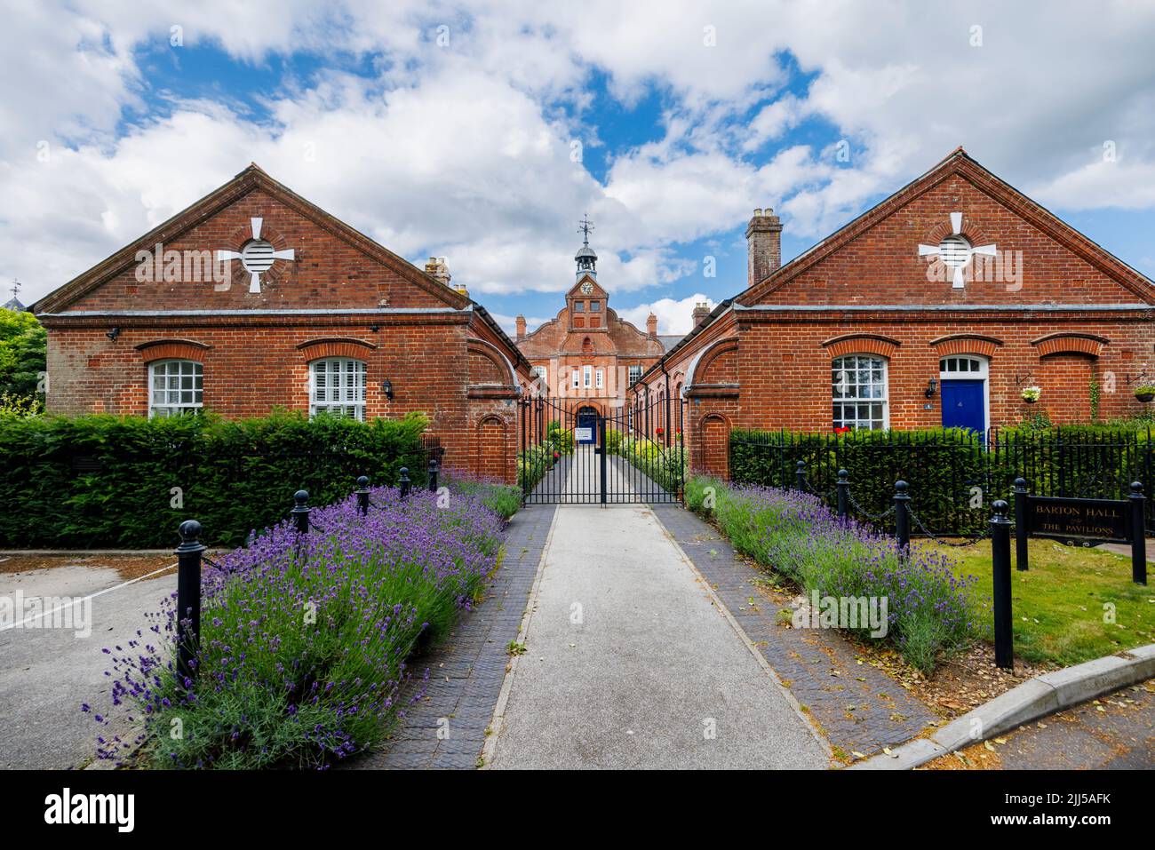 Barton Hall and the Pavilions, Bartons Road, converted from ...