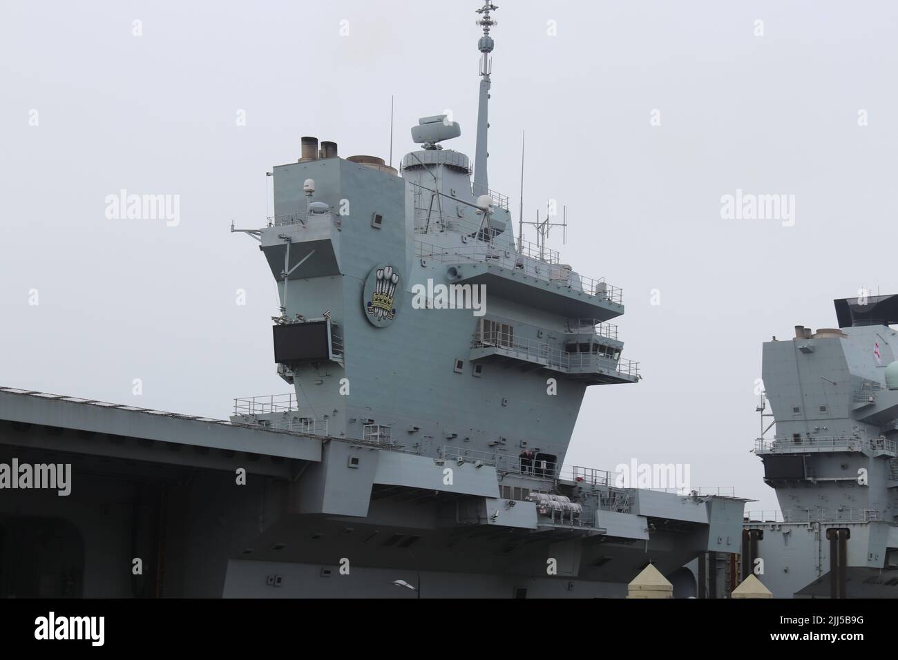 HMS Prince of Wales at the prince dock Liverpool Stock Photo - Alamy