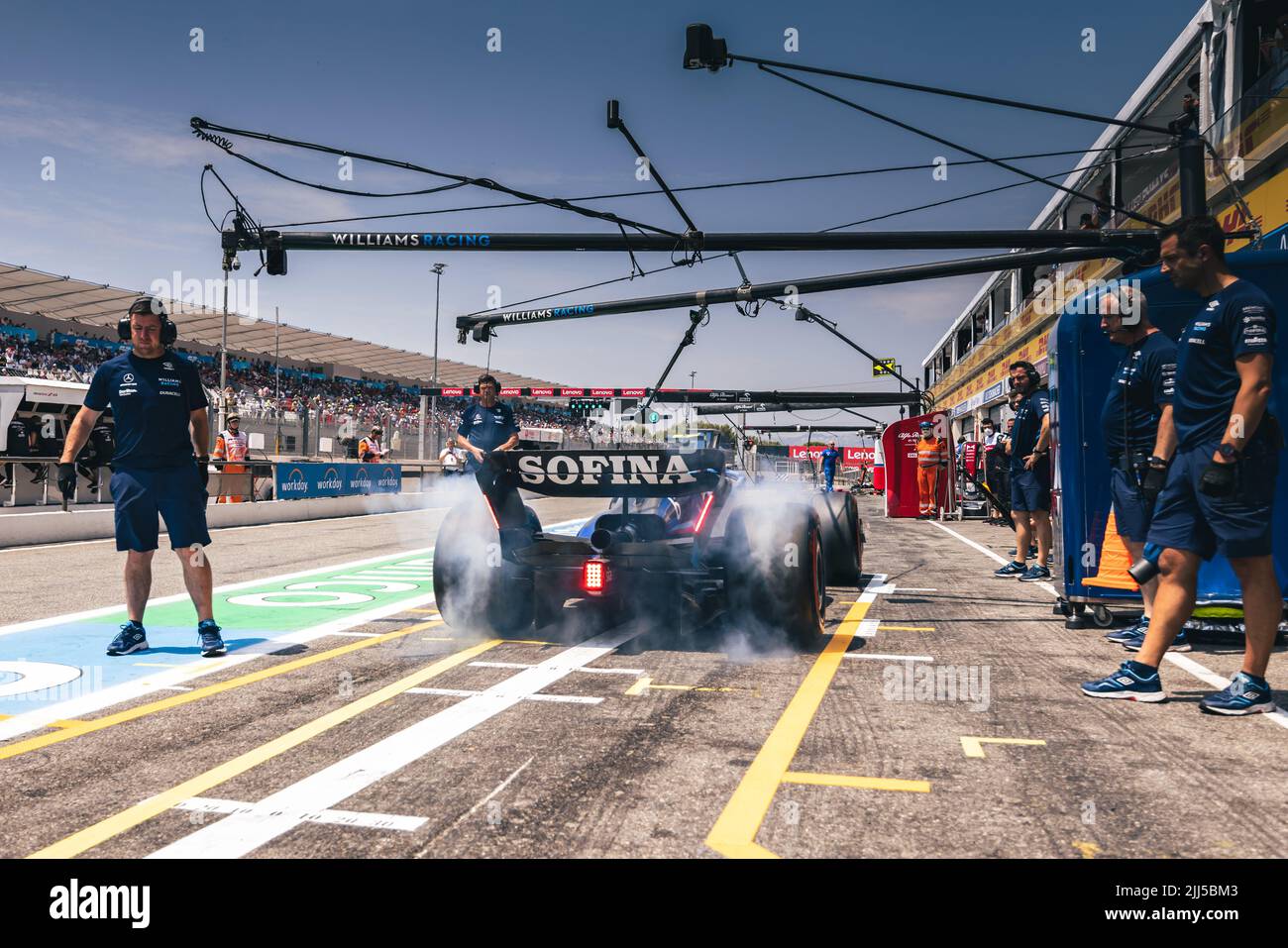 Le Castellet, France. 23rd July, 2022. Nicholas Latifi (CDN) Williams ...