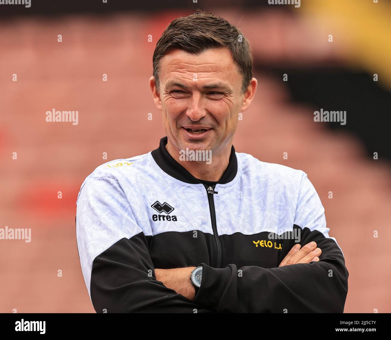 Paul Heckingbottom manager of Sheffield United full of smiles before ...