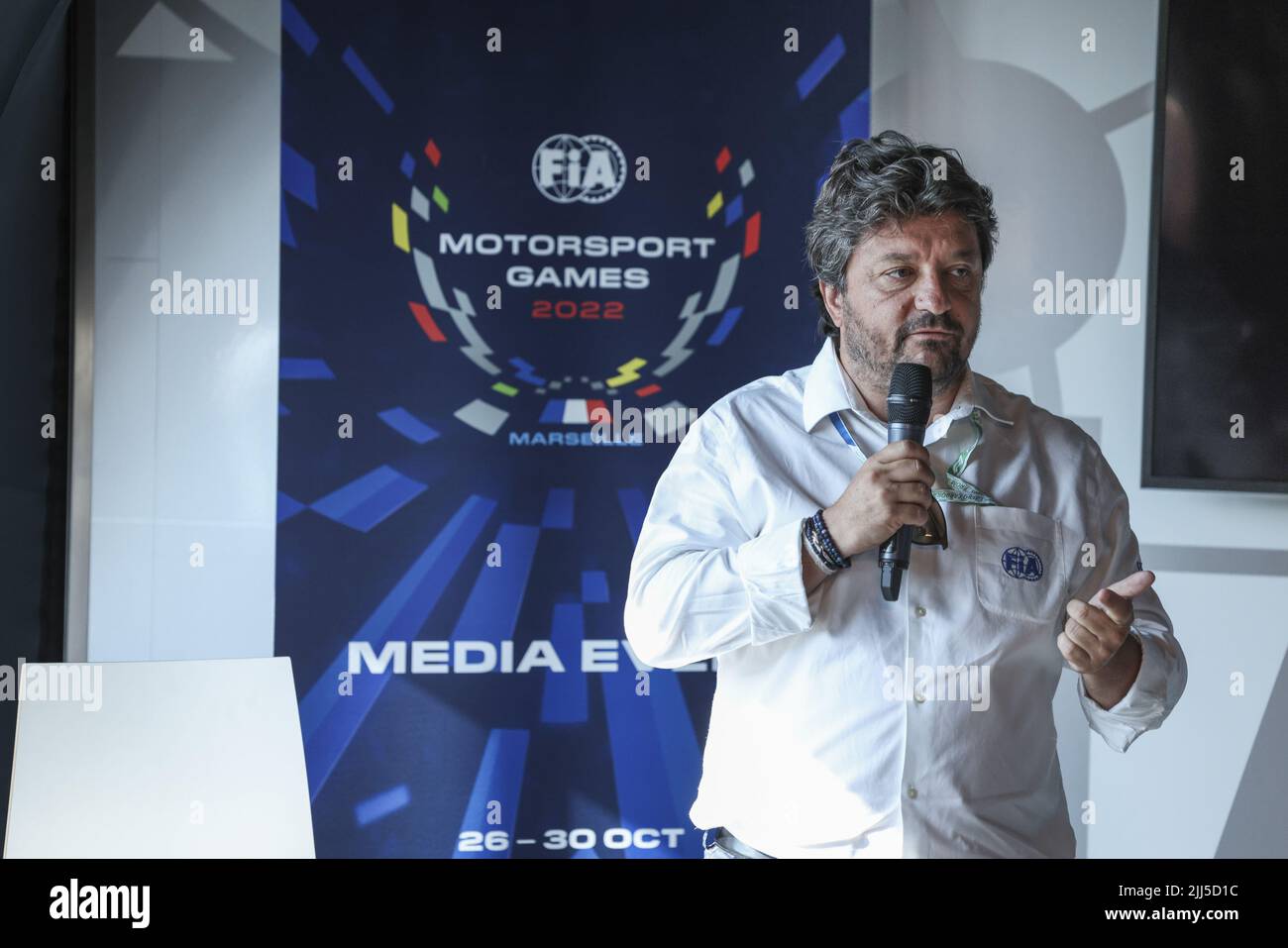 Le Castellet, France. 23rd July, 2022. FIA Master Games press ...