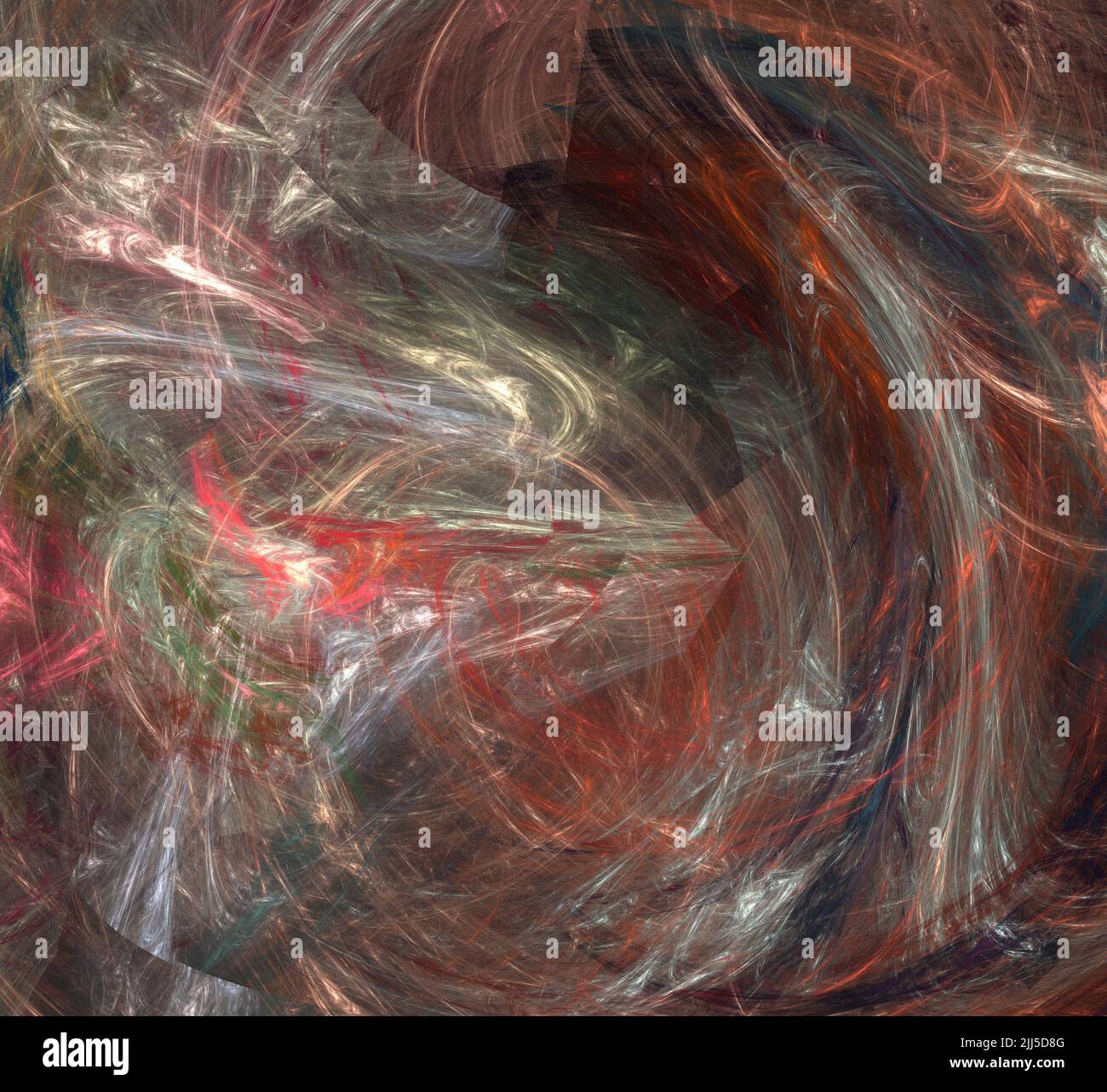 image of one Illustration of digital fractal Stock Photo - Alamy