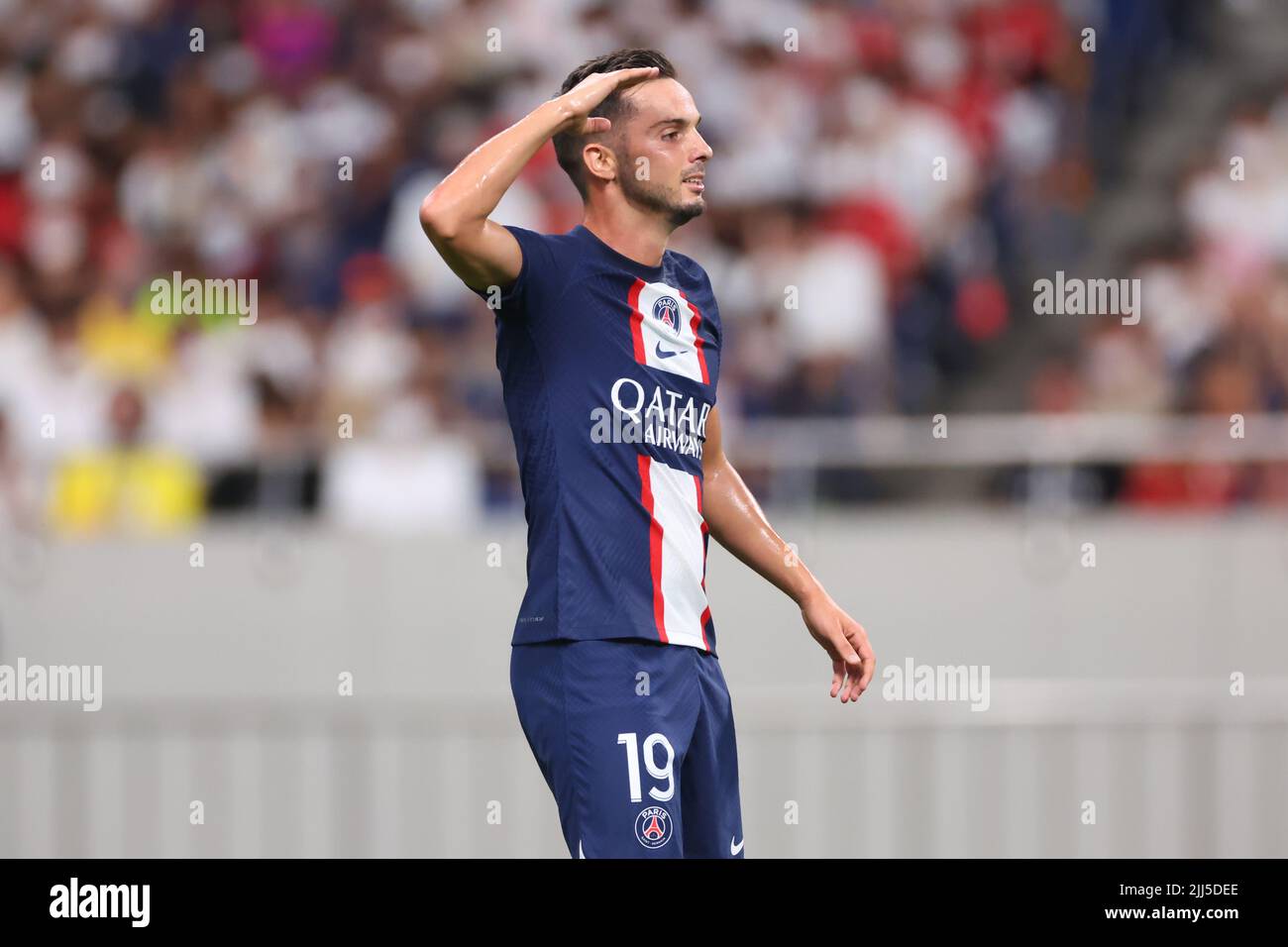Saitama, Japan. 23rd July, 2022. Pablo Sarabia (PSG) Football/Soccer ...