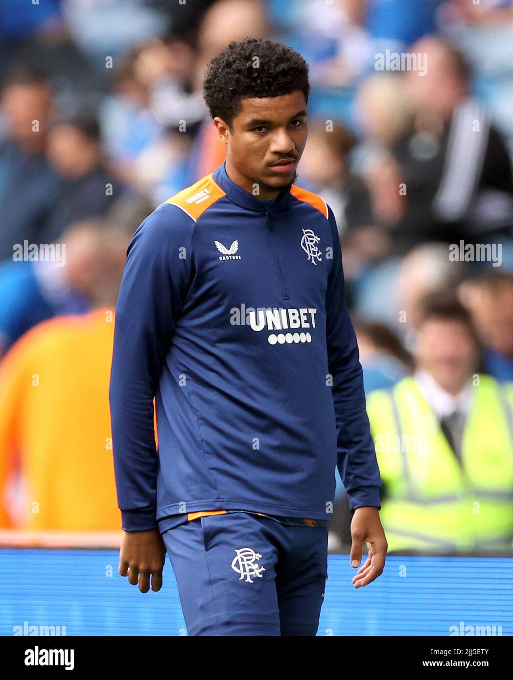 Rangers Malik Tillman during a pre-season friendly match at Ibrox ...