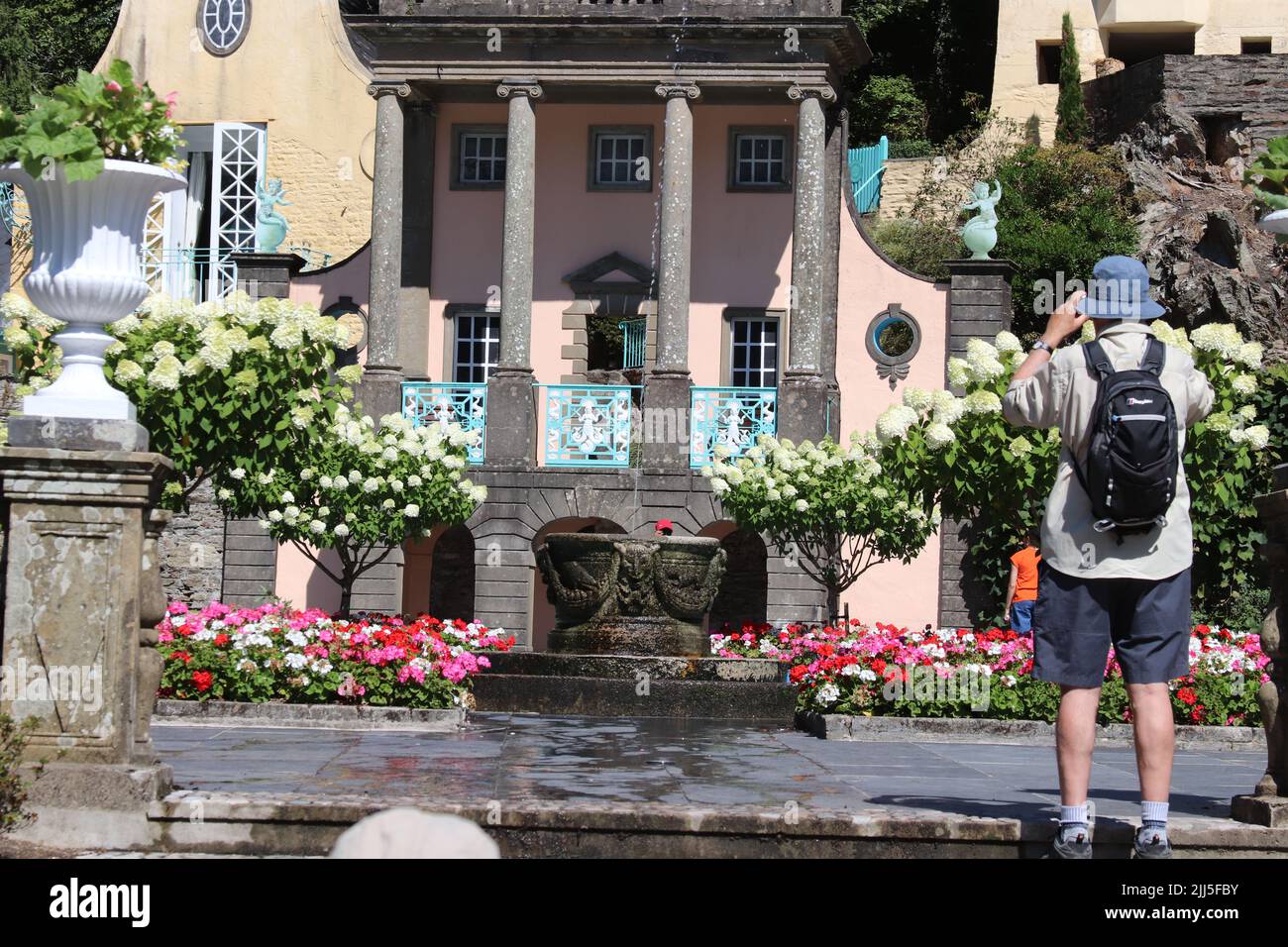Portmeirion is a tourist village in North Wales, it was designed and built by Clough Williams ...
