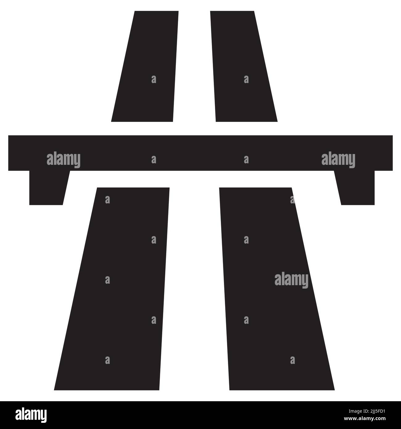 highway icon on white background. motorway sign. flat style Stock Photo ...