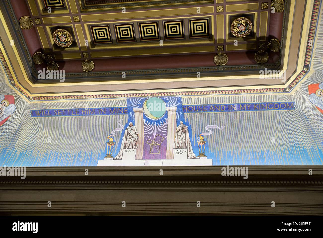 Freemasons' hall london interior hi-res stock photography and images ...
