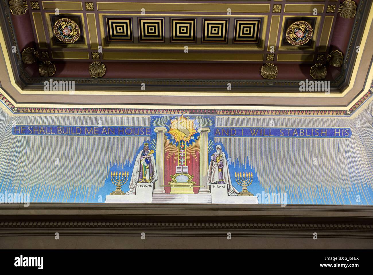 Freemasons' hall london interior hi-res stock photography and images ...