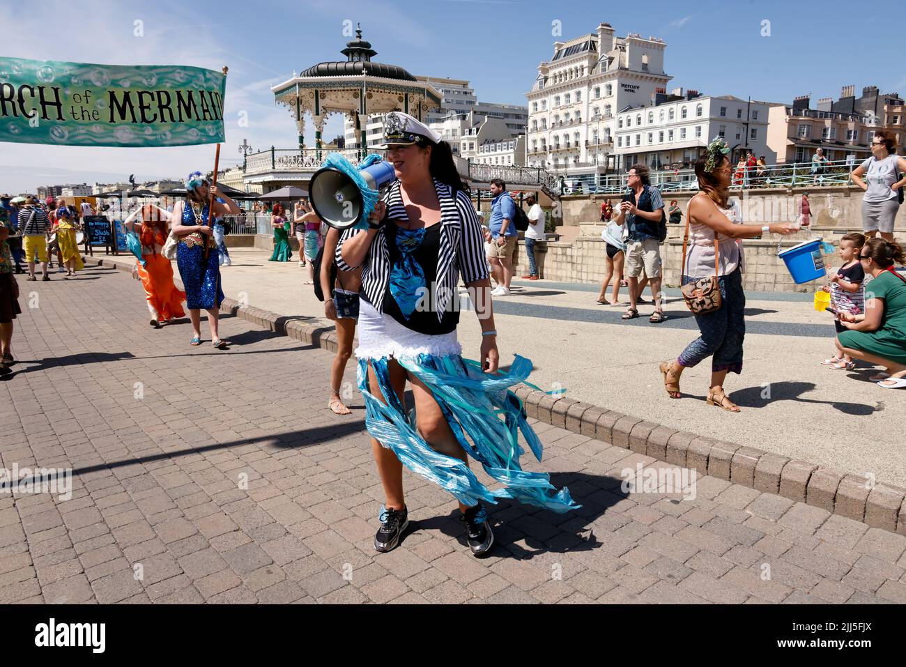 March of the mermaids brighton 2022 hi-res stock photography and images ...