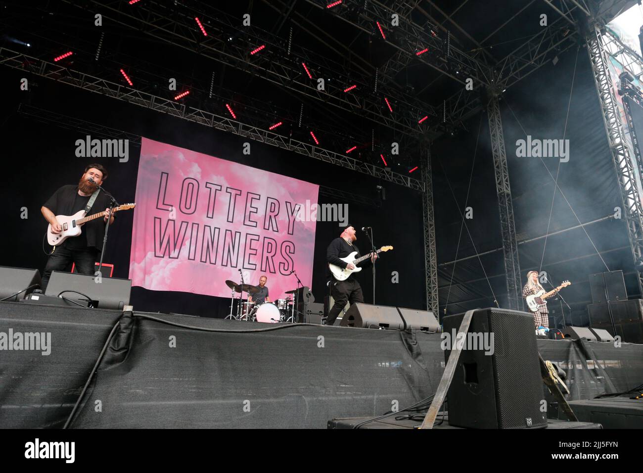 The Lottery Winners play the Sarah Nulty Main Stage at Tramlines ...