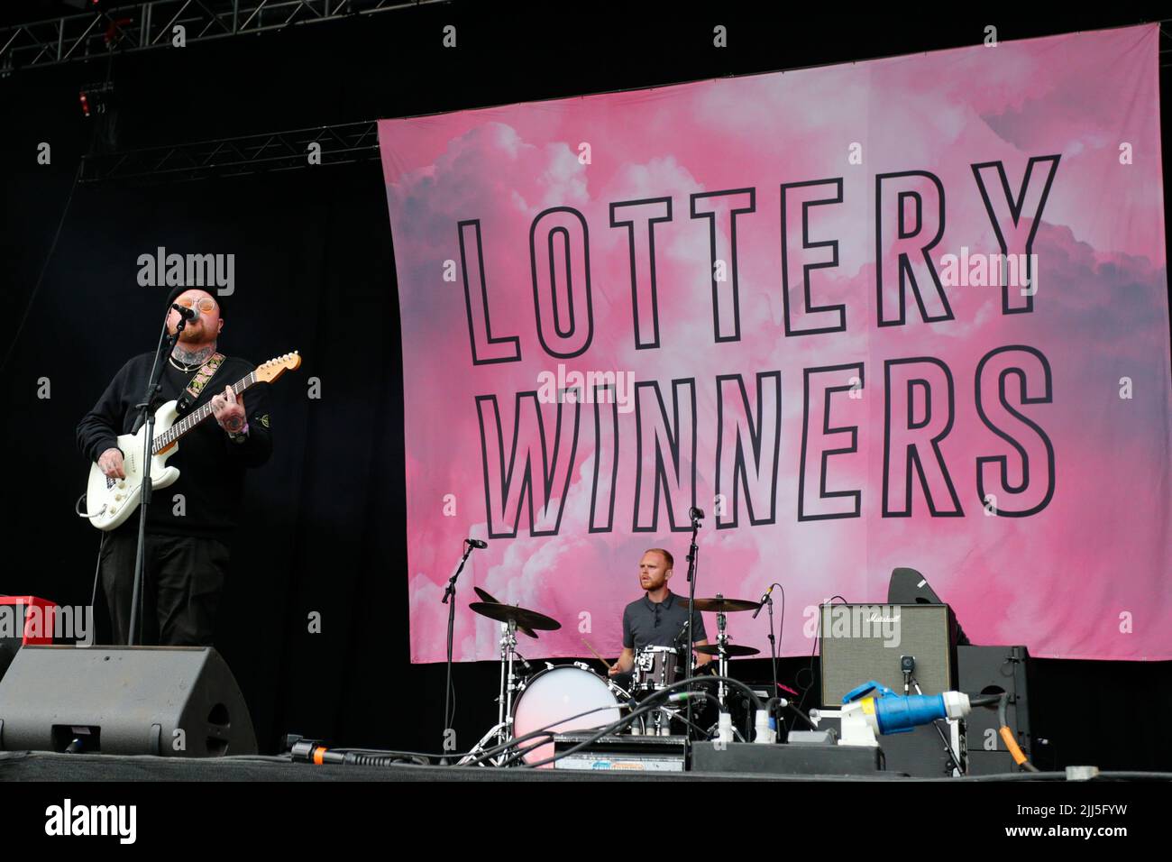 The Lottery Winners play the Sarah Nulty Main Stage at Tramlines ...