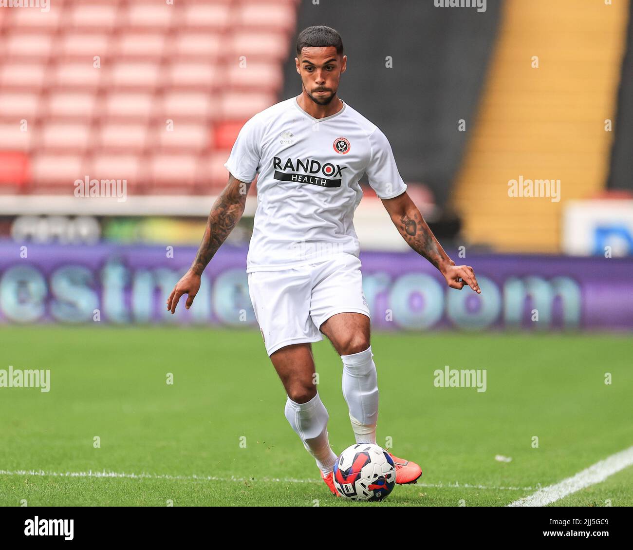 Max Lowe #13 of Sheffield United in action during the game Stock Photo ...