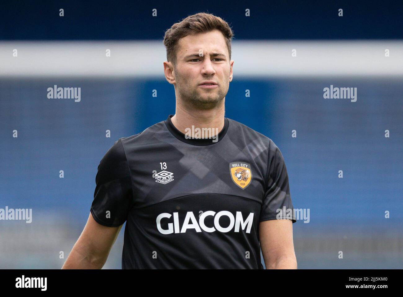 Nathan Baxter #13 of Hull City during the pre match warm up Stock Photo ...
