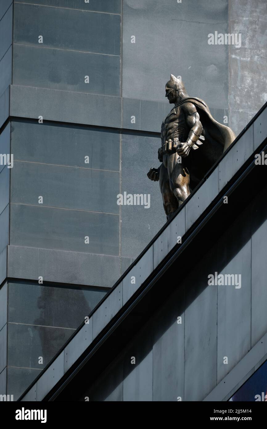 Batman statue leicester square hi-res stock photography and images - Alamy