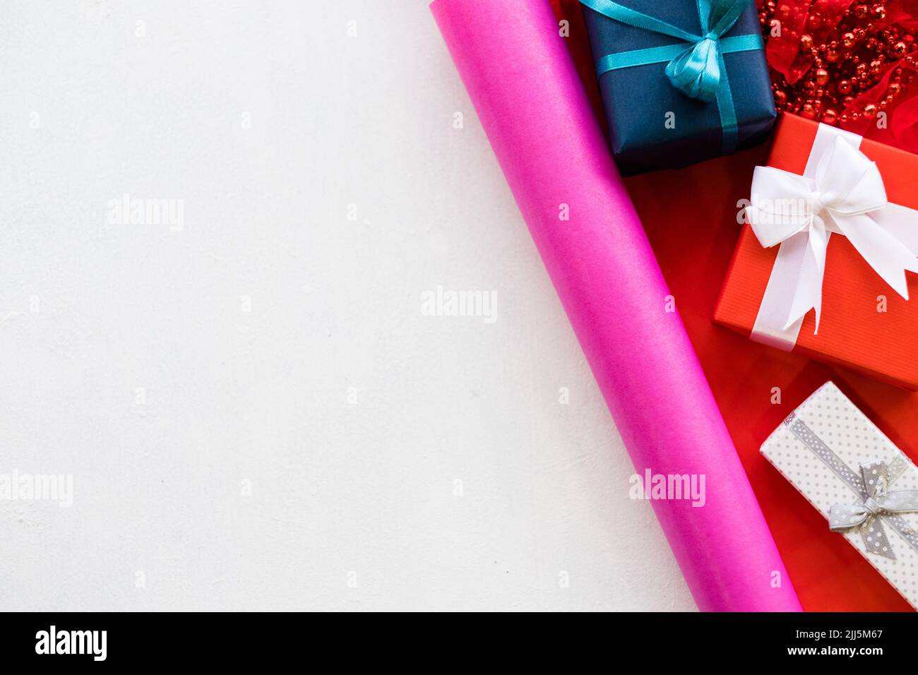 cute jewelry present for girls on white background Stock Photo - Alamy