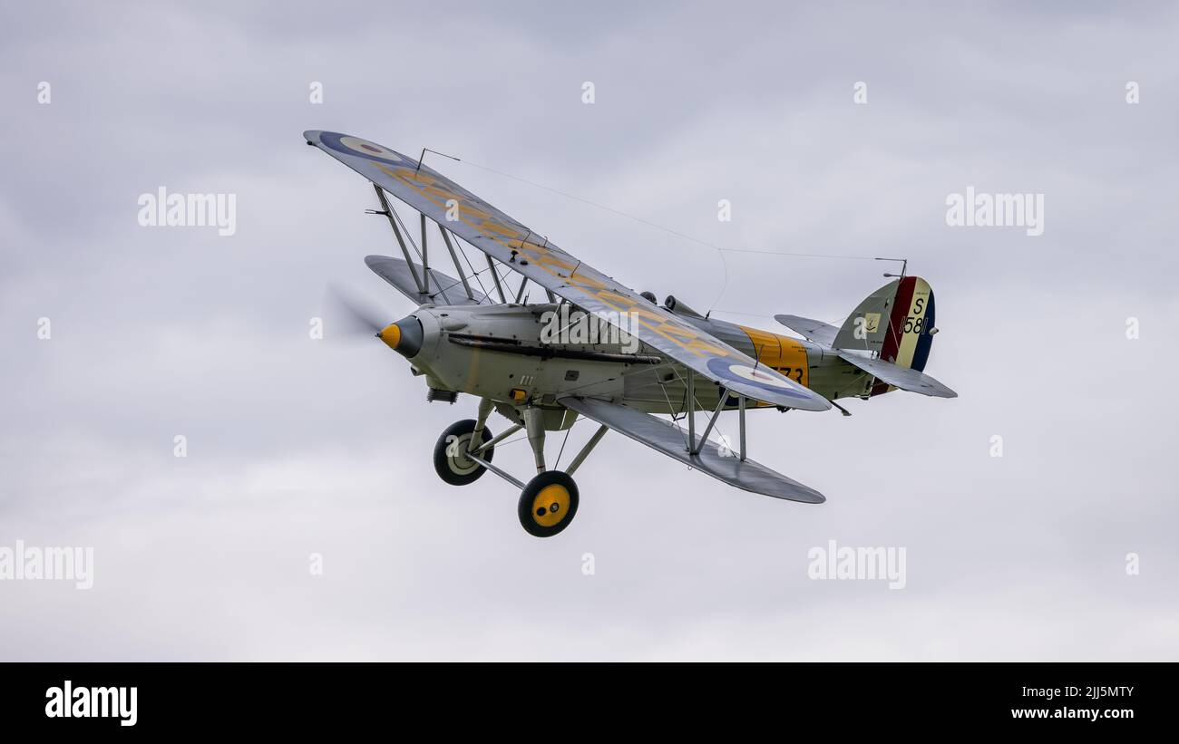 Old Warden, UK - 3rd July 2022: A vintage Hawker Nimrod Mk.I pre world ...