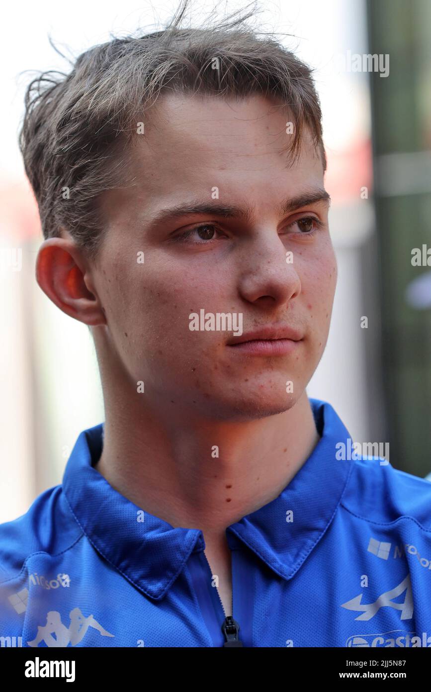 Oscar Piastri (AUS) Alpine F1 Team Reserve Driver. French Grand Prix ...