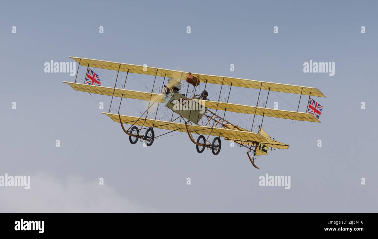 Old Warden, UK - 3rd July 2022: A vintage Avro Triplane aircraft in ...