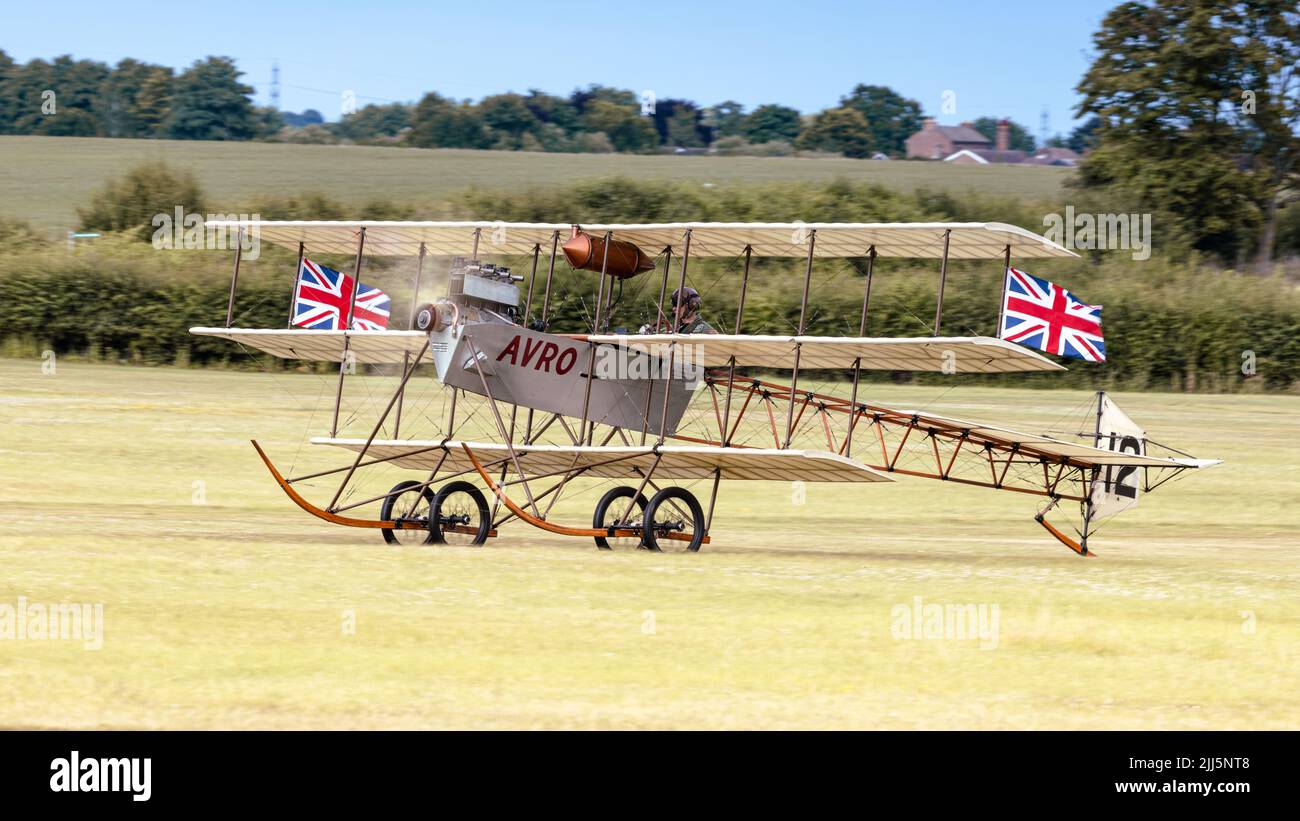 Old Warden, UK - 3rd July 2022: A vintage Avro Triplane aircraft in ...