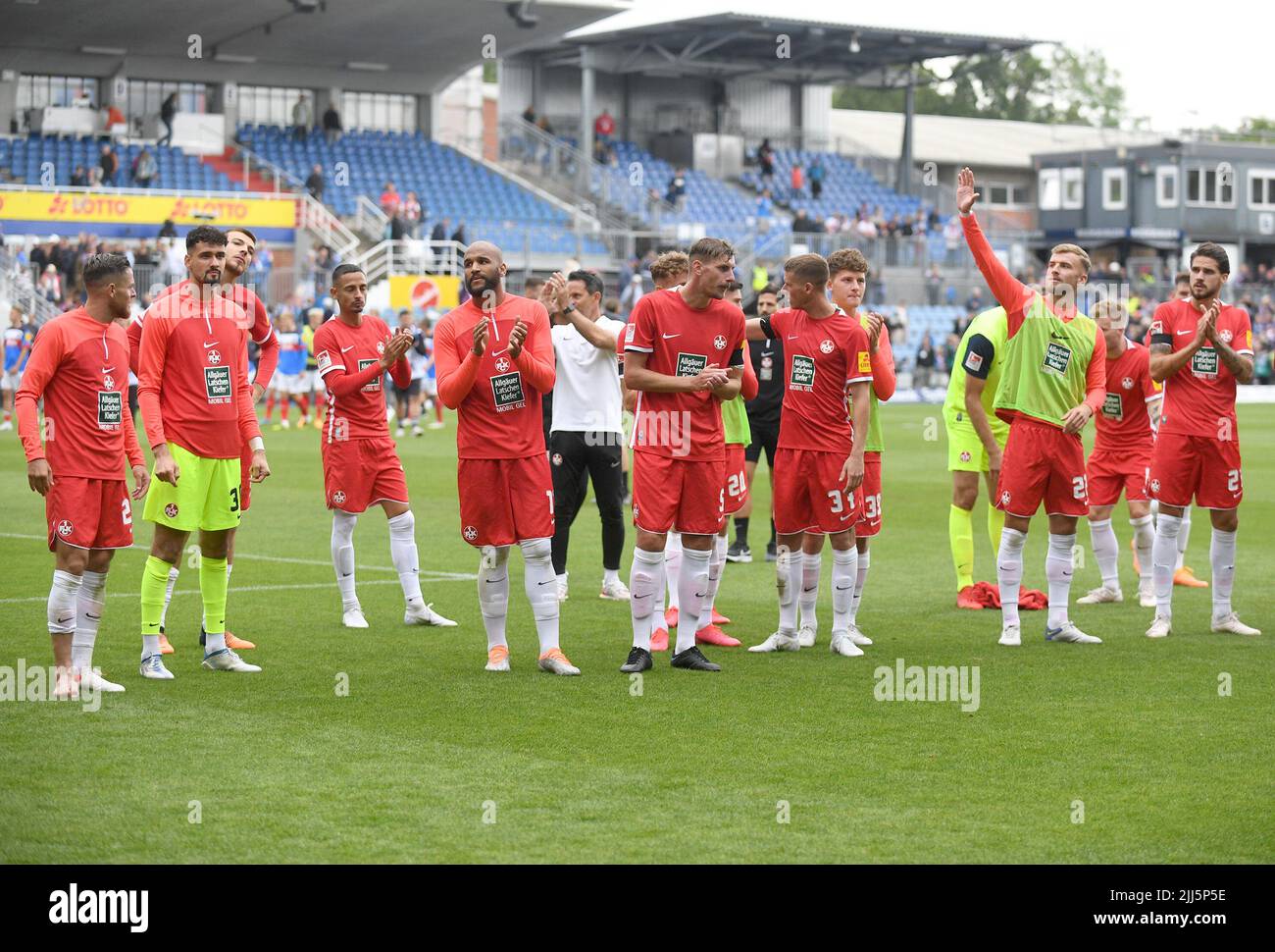 Kiel, Germany. 23rd July, 2022. Soccer: 2nd Bundesliga, Holstein Kiel ...