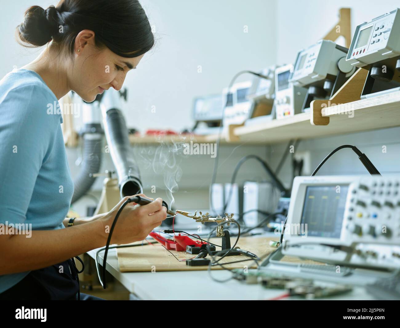 Soldering smiling hi-res stock photography and images - Alamy