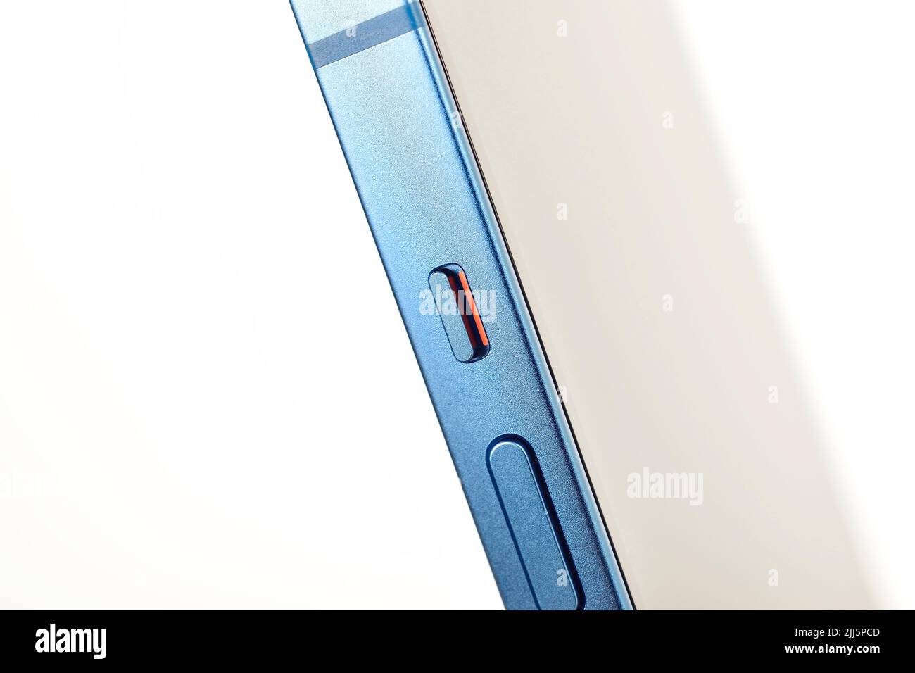 Ring/silent slide switch on mobile phone Stock Photo - Alamy