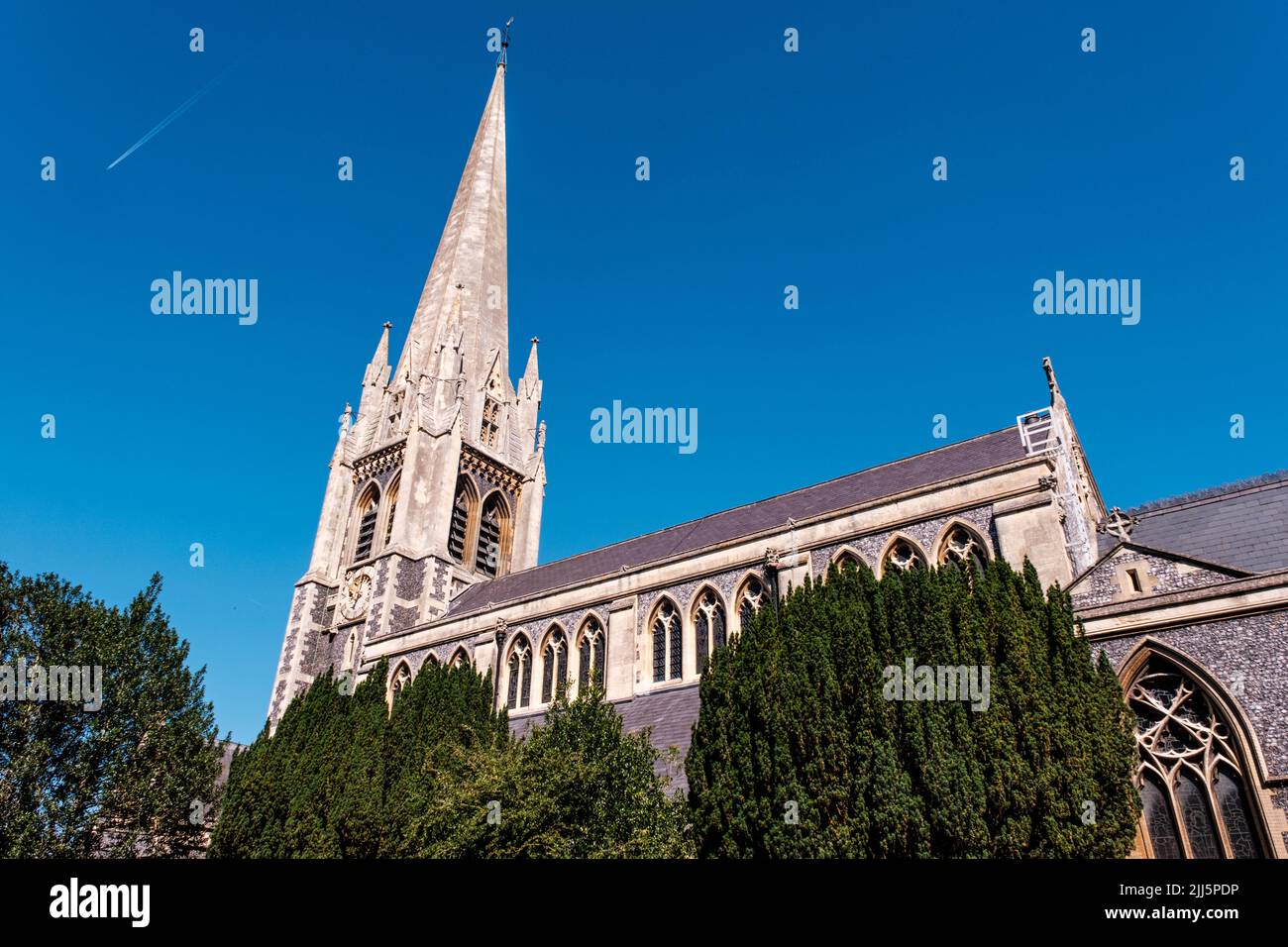 Dorking Surrey Hills UK, July 08 2022, St Martins Church Place Of ...
