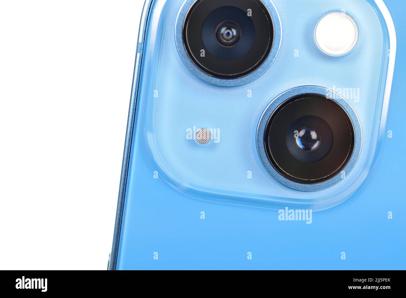 Mobile camera isolated on white background with clipping path Stock ...