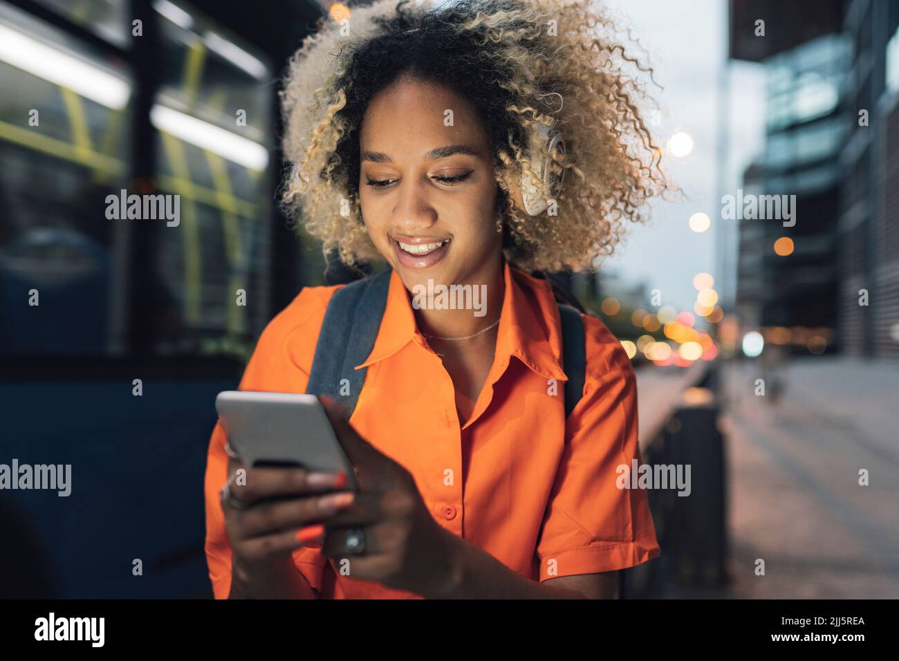 Phone views at night hi-res stock photography and images - Alamy