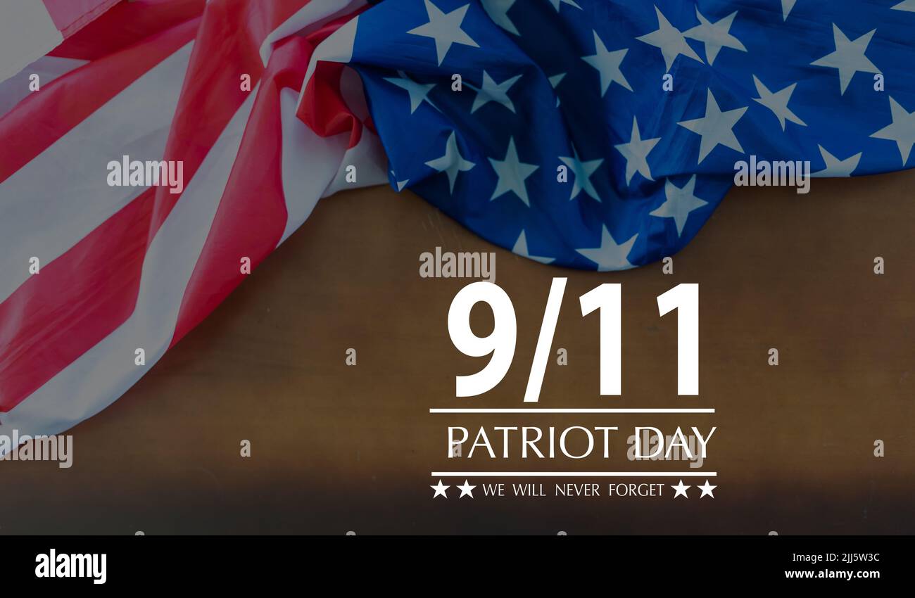 USA Patriot Day illustration. patriotic template for greeting card ...