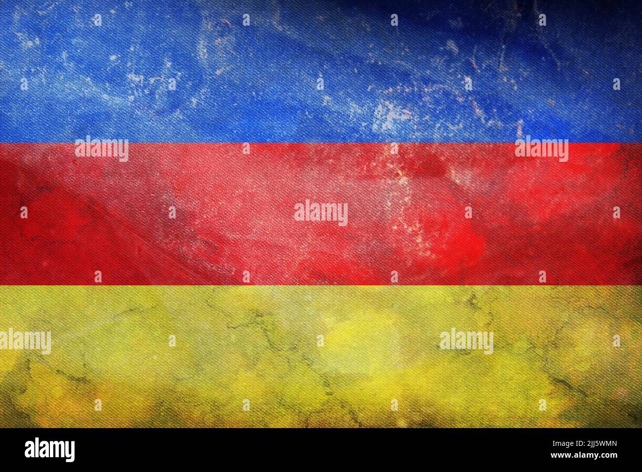 Top view of retro flag Galicia and Lodomeria 1849 1890 Austria with ...