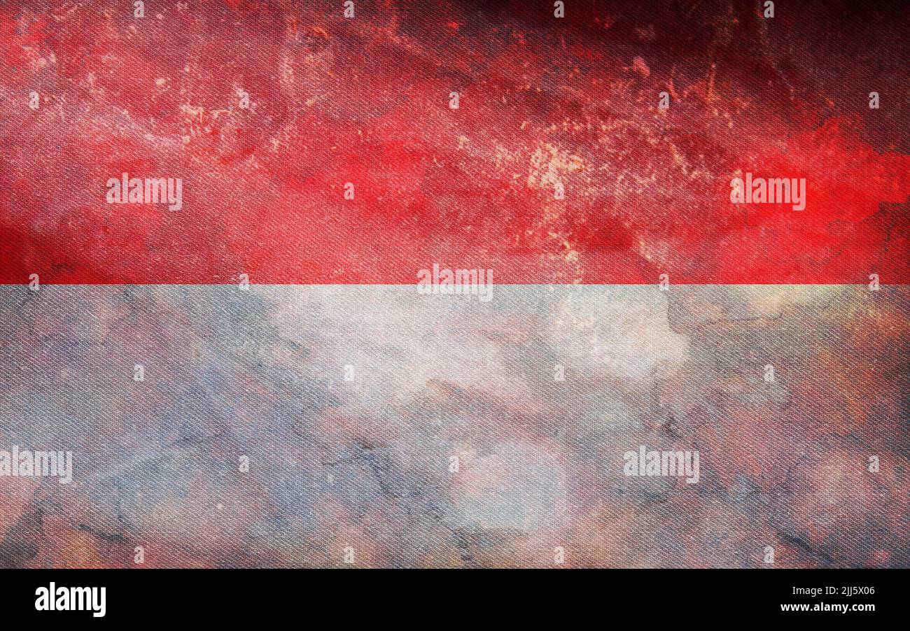 Top view of retro flag Galicia Lodomeria 1890 1918 Austria with grunge ...