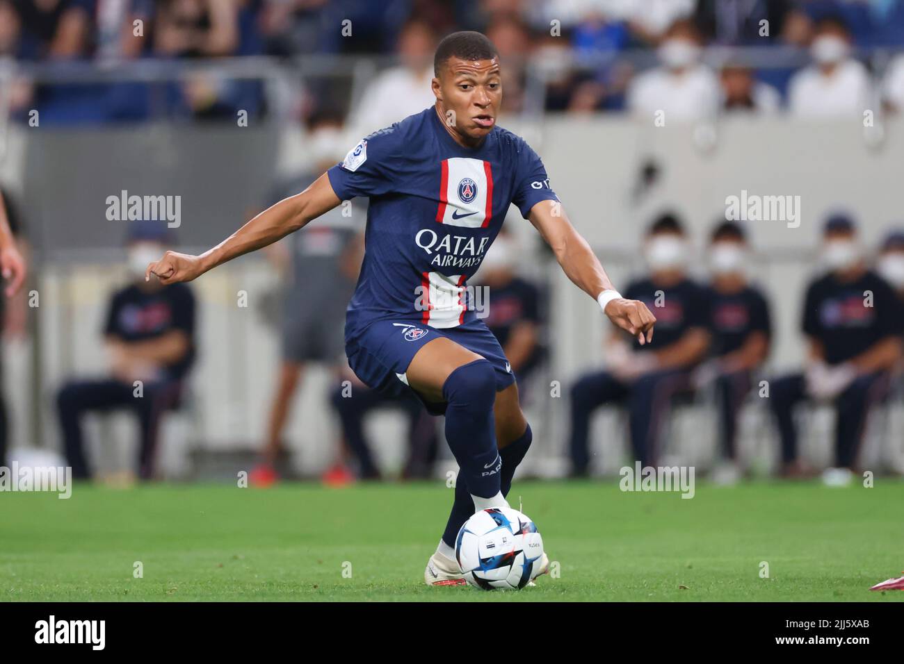 Saitama, Japan. 23rd July, 2022. Kylian Mbappe (PSG) Football/Soccer ...