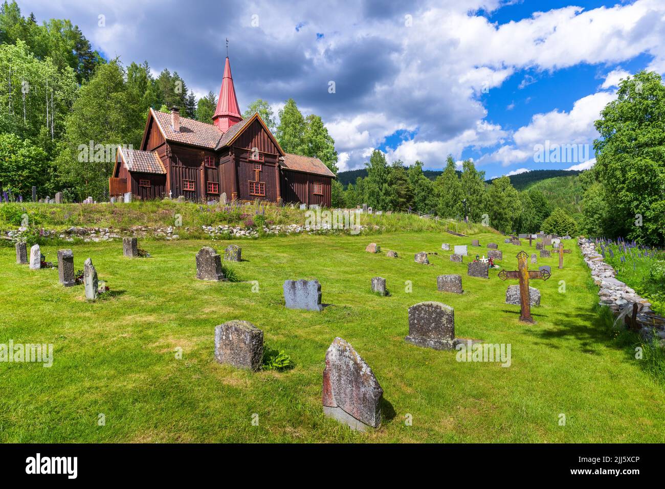 Medieval stave church hi-res stock photography and images - Alamy