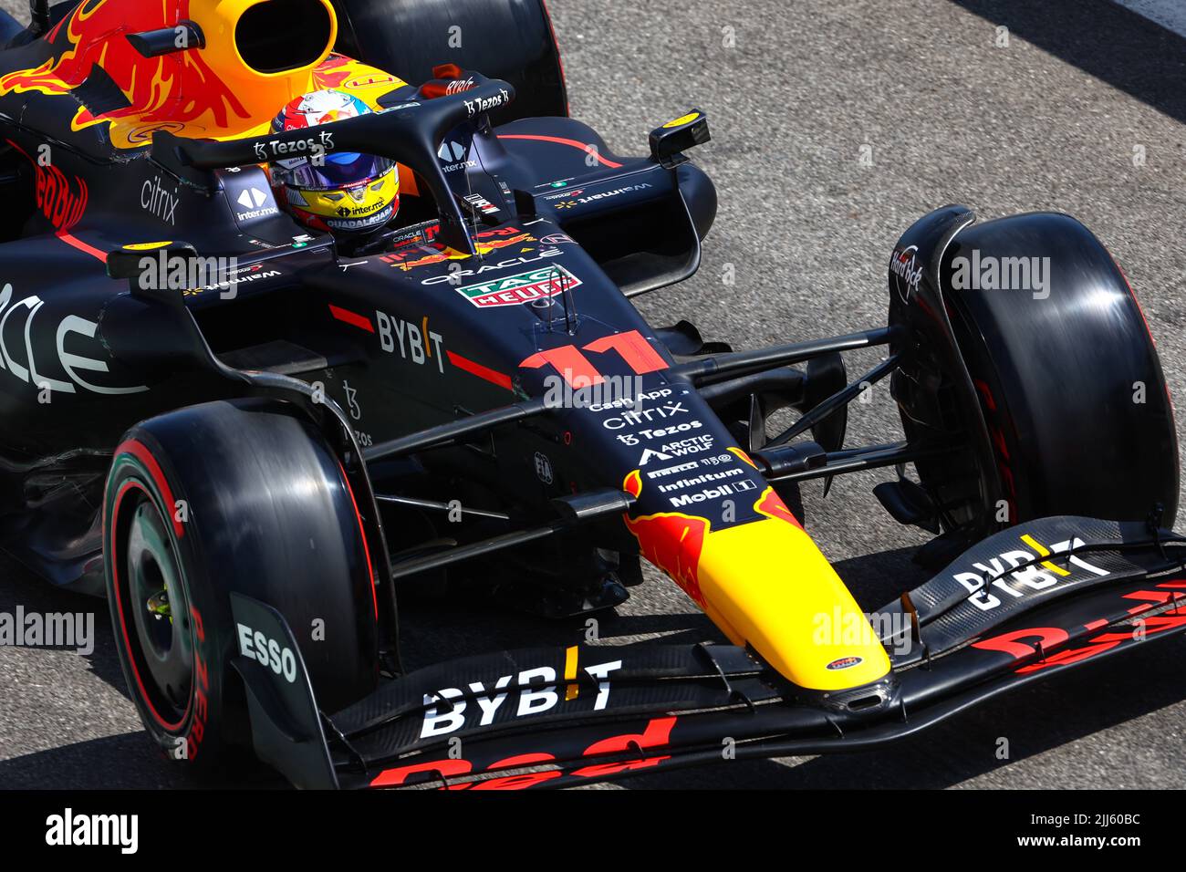 Sergio Perez (MEX) Red Bull Racing RB18. 23.07.2022. Formula 1 World ...