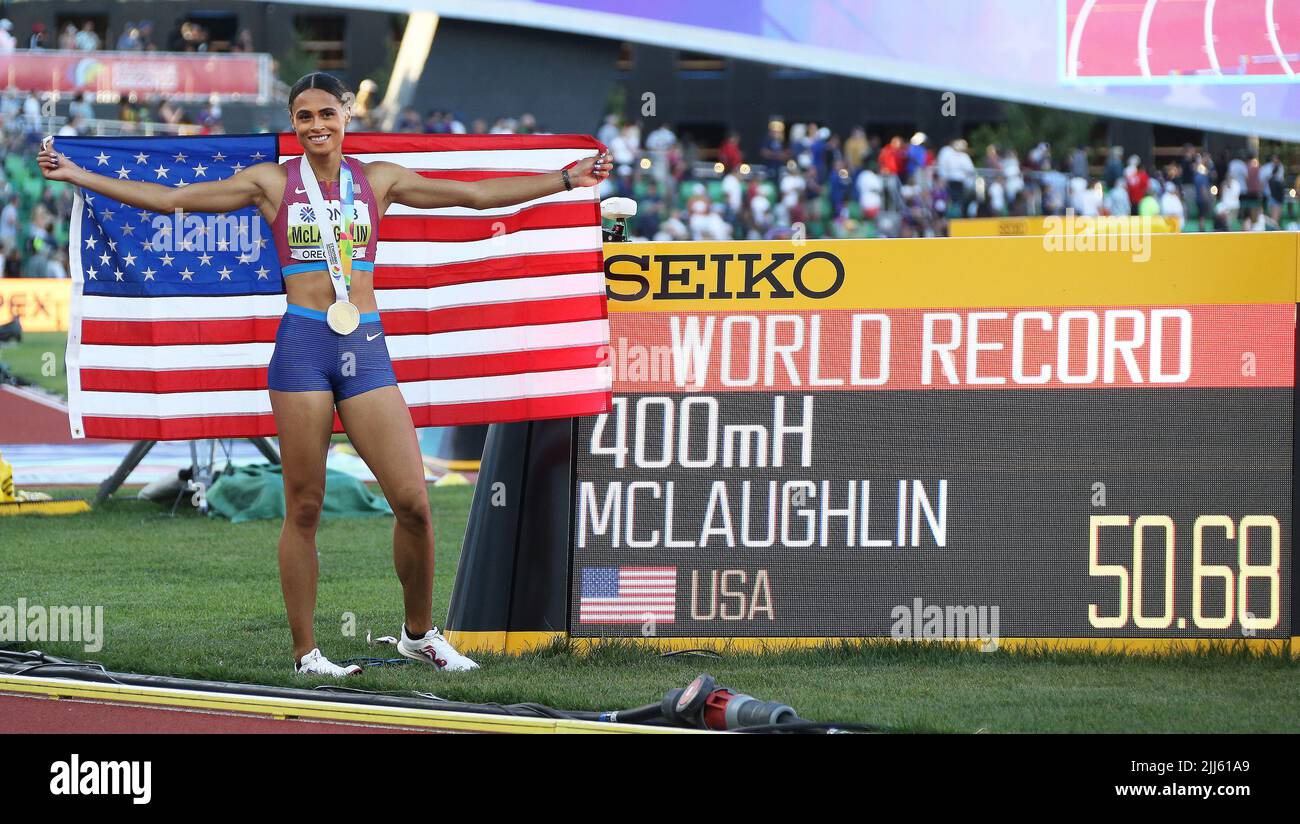 400m hurdles oregon 2022 hi-res stock photography and images - Alamy
