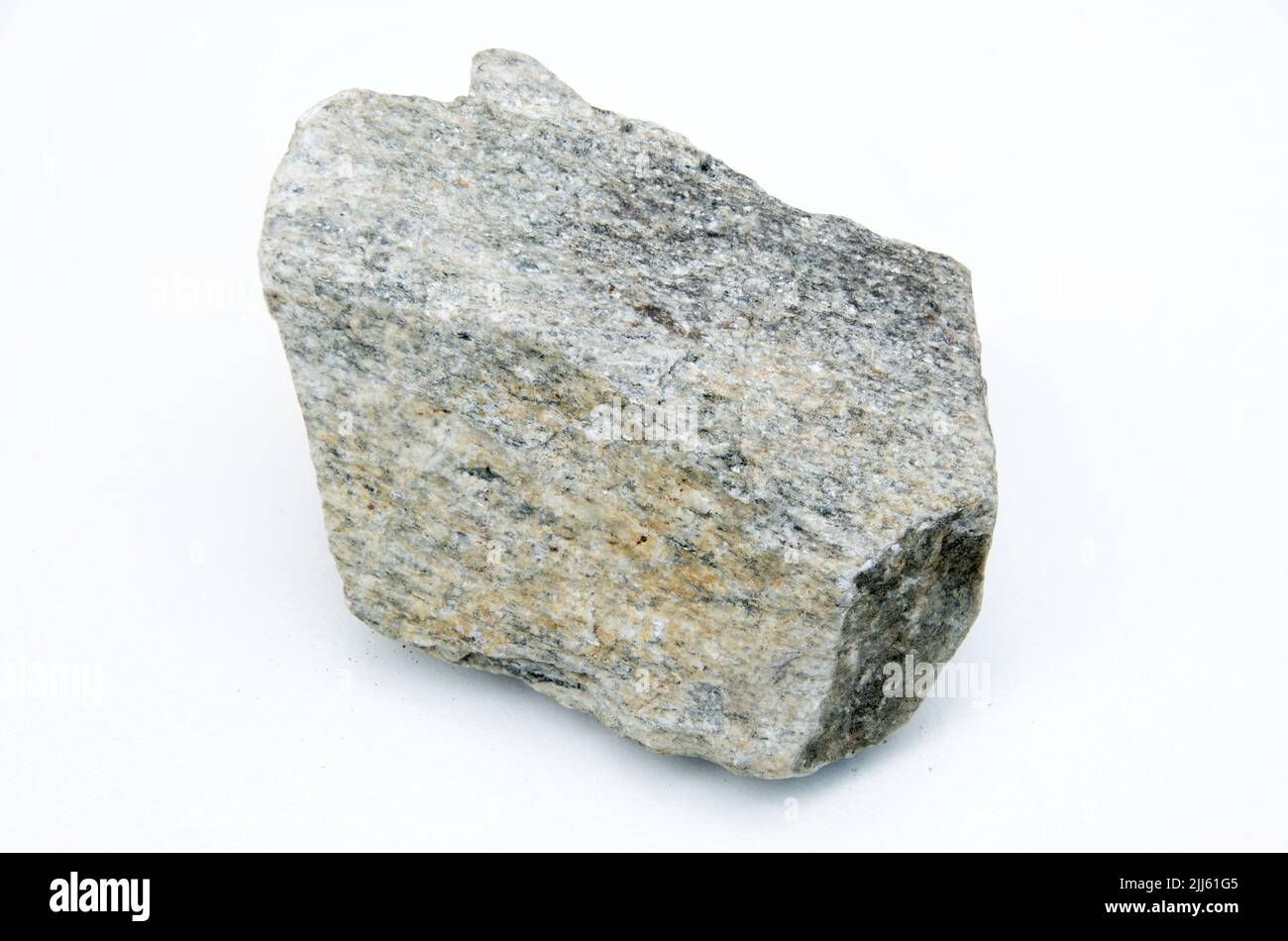 gneiss metamorphic rock isolated over white background Stock Photo - Alamy