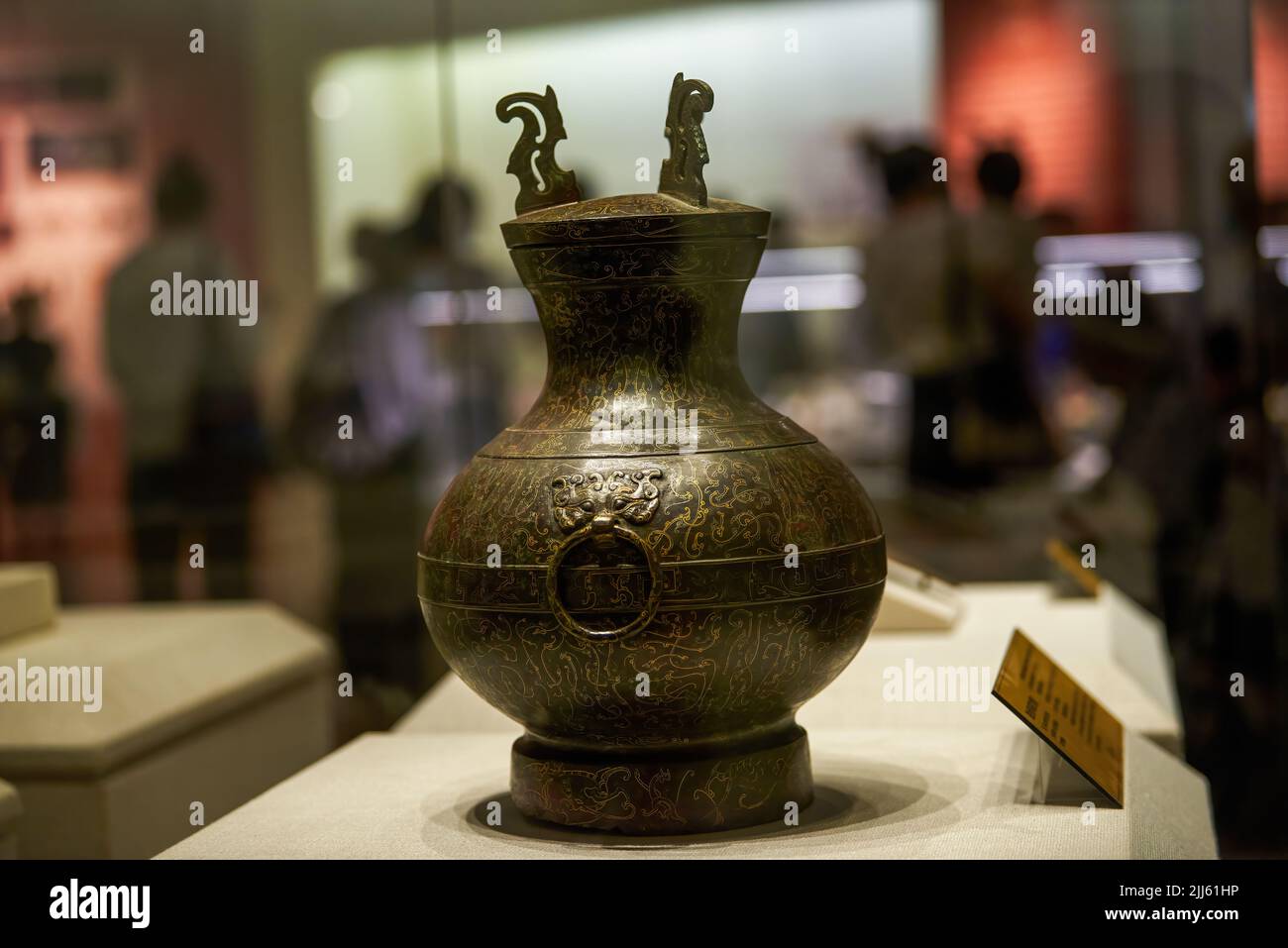 Ancient Chinese cultural relics of the Han Dynasty in the museum ...