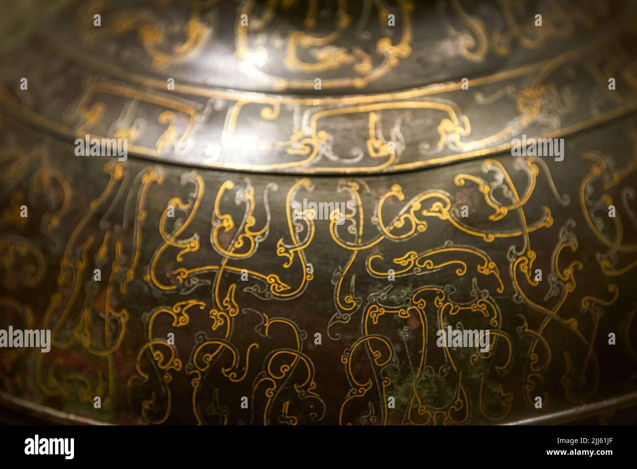 Ancient Chinese cultural relics of the Han Dynasty in the museum ...