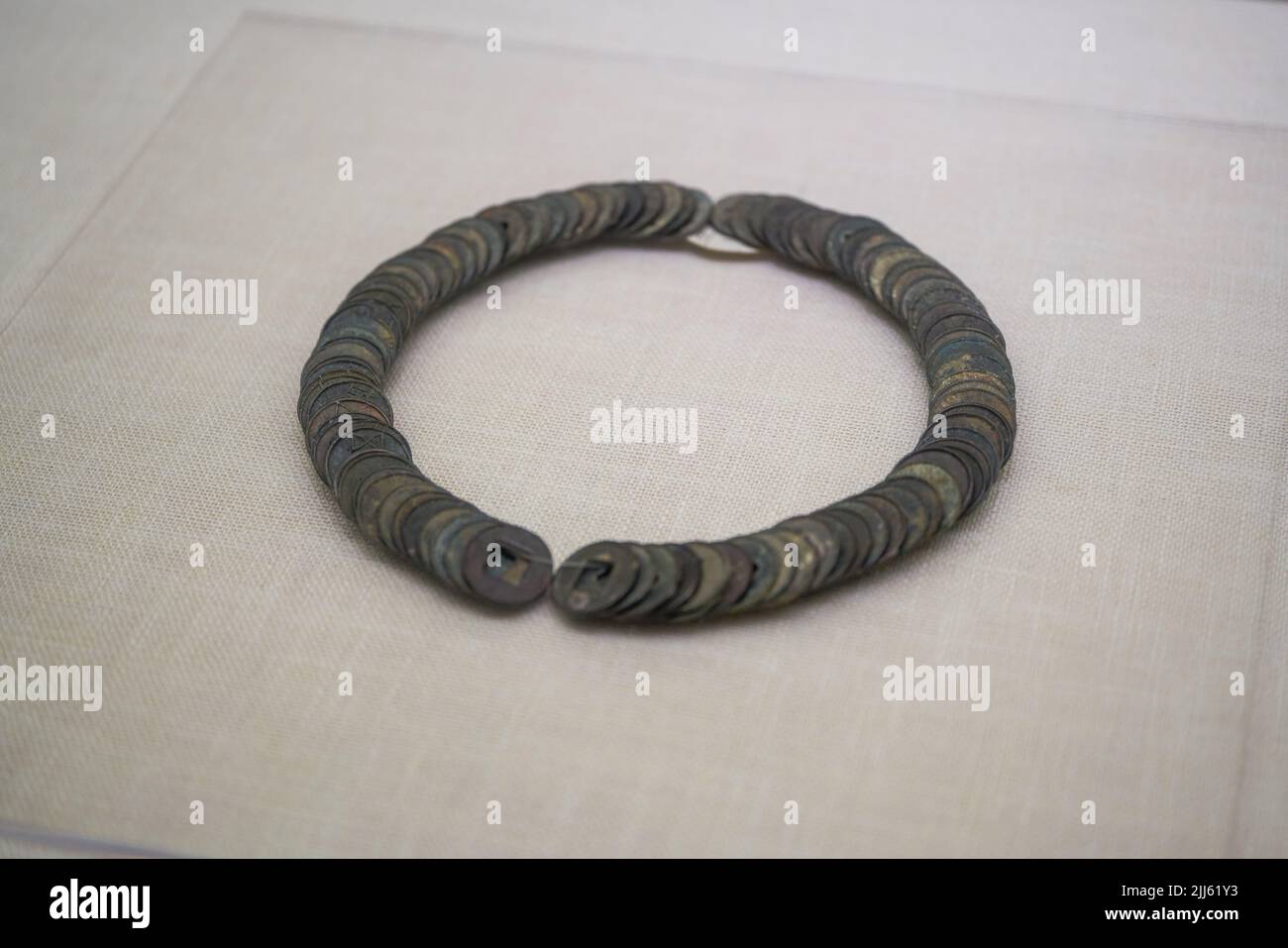 Ancient Chinese cultural relics of the Han Dynasty in the museum ...