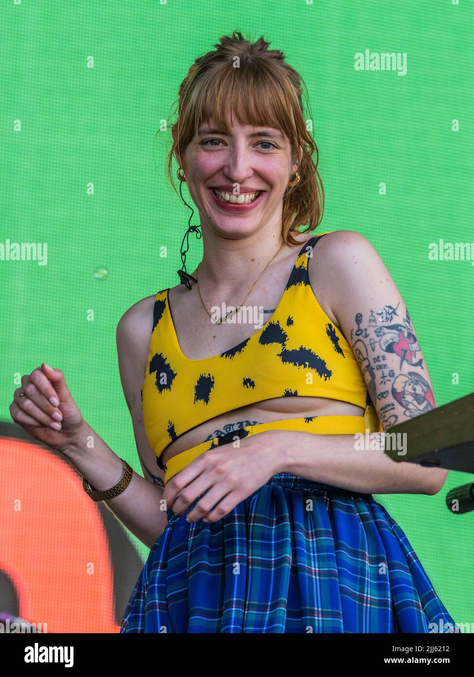 Henham Park, Suffolk, UK. 23rd July, 2022. Los Bitchos (Serra Petale ...