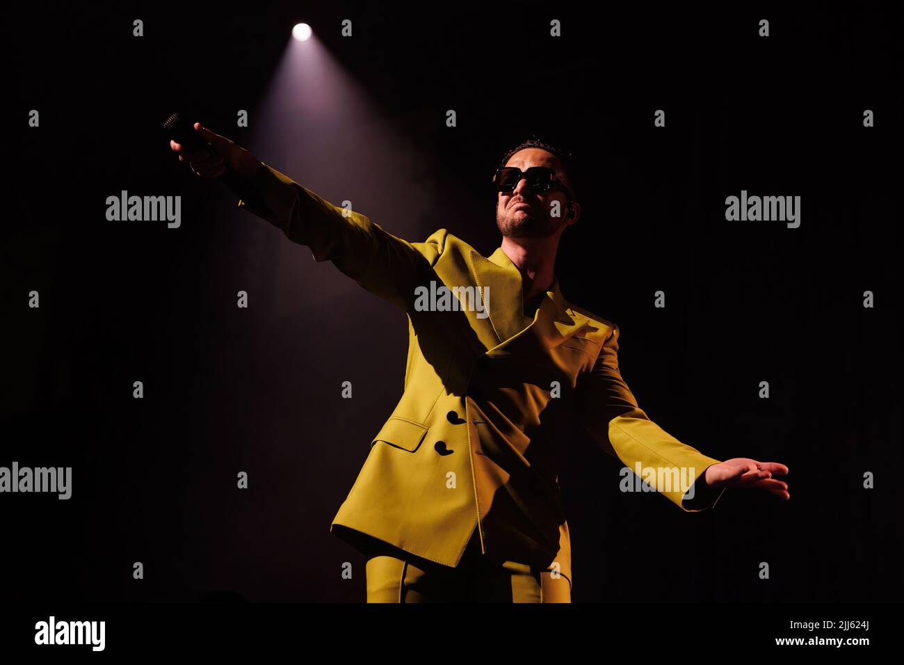 BARCELONA - JUN 17: C. Tangana (trap singer) perform on stage at Sonar ...
