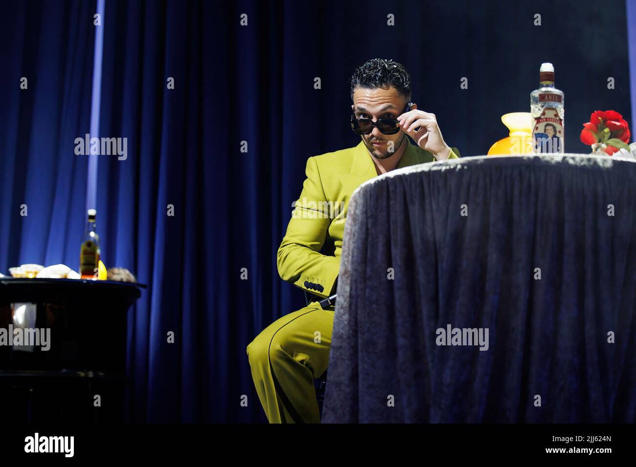 BARCELONA - JUN 17: C. Tangana (trap singer) perform on stage at Sonar ...