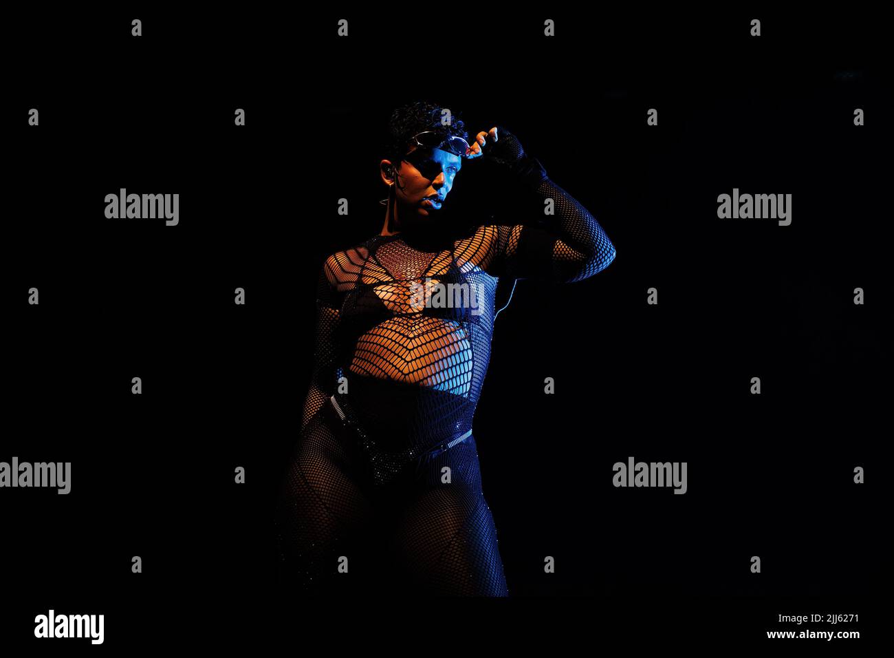 BARCELONA - JUN 17: Nathy Peluso (trap, jazz, rap and salsa singer and ...