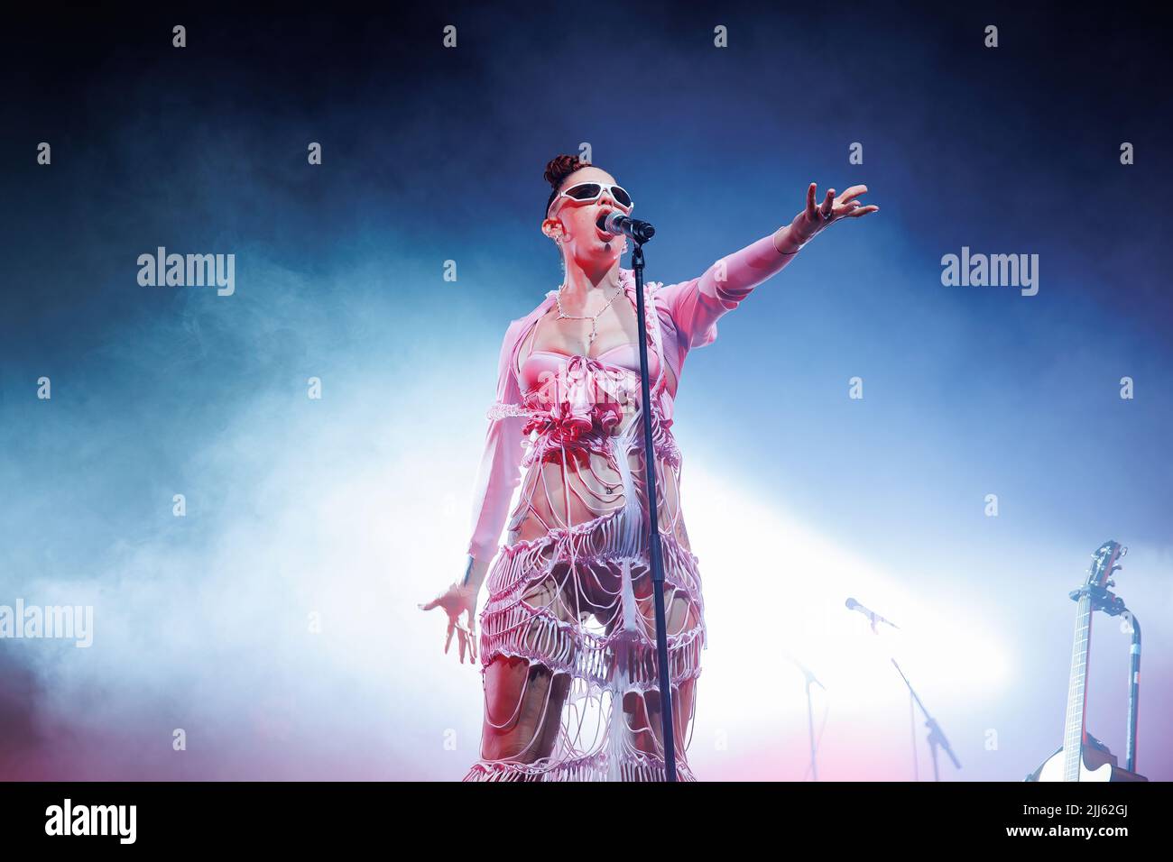 BARCELONA - JUN 16: Eartheater (band) perform on stage at Sonar ...