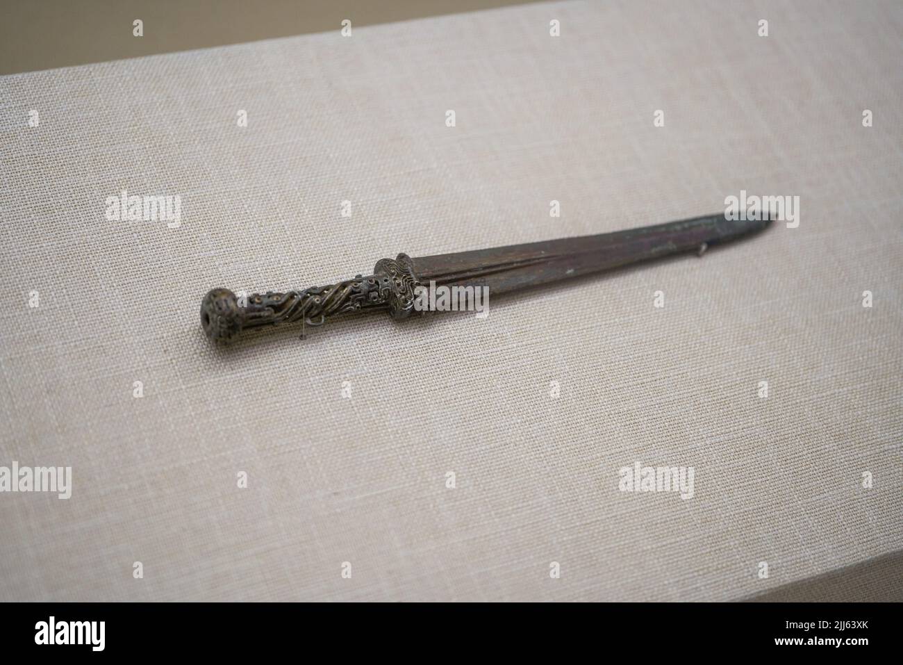 Ancient Chinese cultural relics of the Han Dynasty in the museum ...