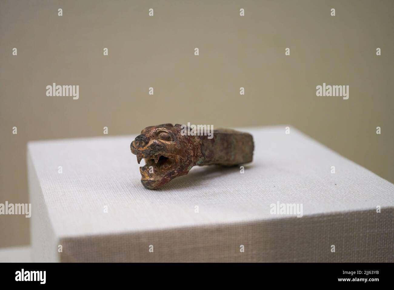 Ancient Chinese cultural relics in the museum Stock Photo - Alamy