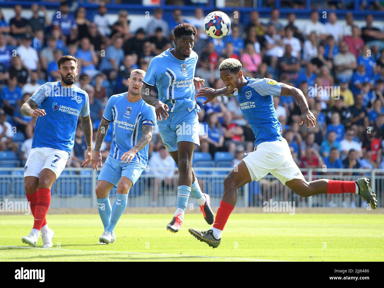 Friendly match at fratton park hi-res stock photography and images - Alamy