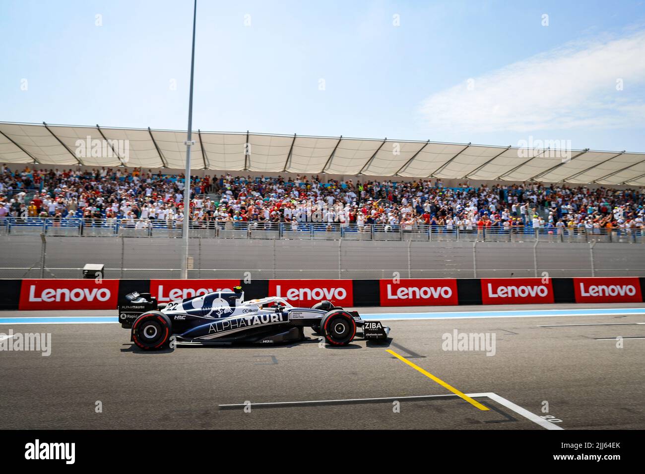 22 TSUNODA Yuki (jap), Scuderia AlphaTauri AT03, action during the ...